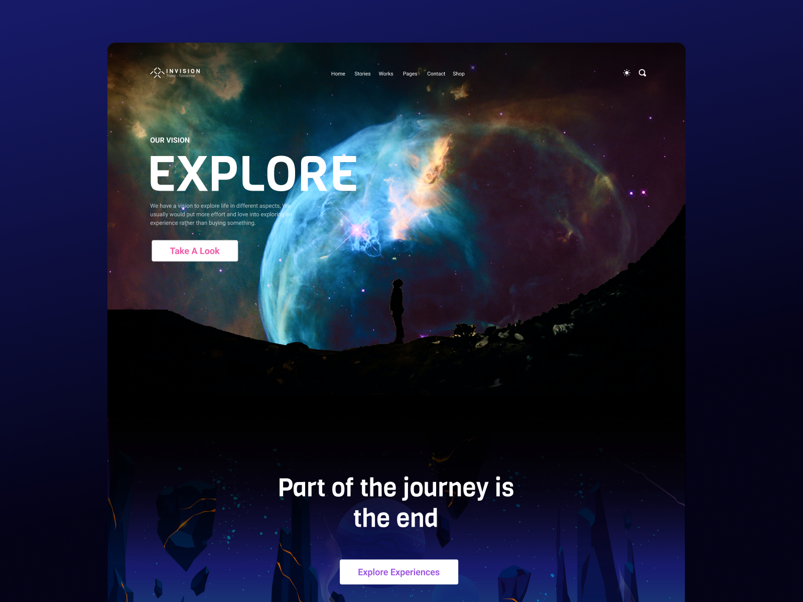 Landing Page Parallax Effect Experiment by Figma by Ahmed Al-kheerow on ...