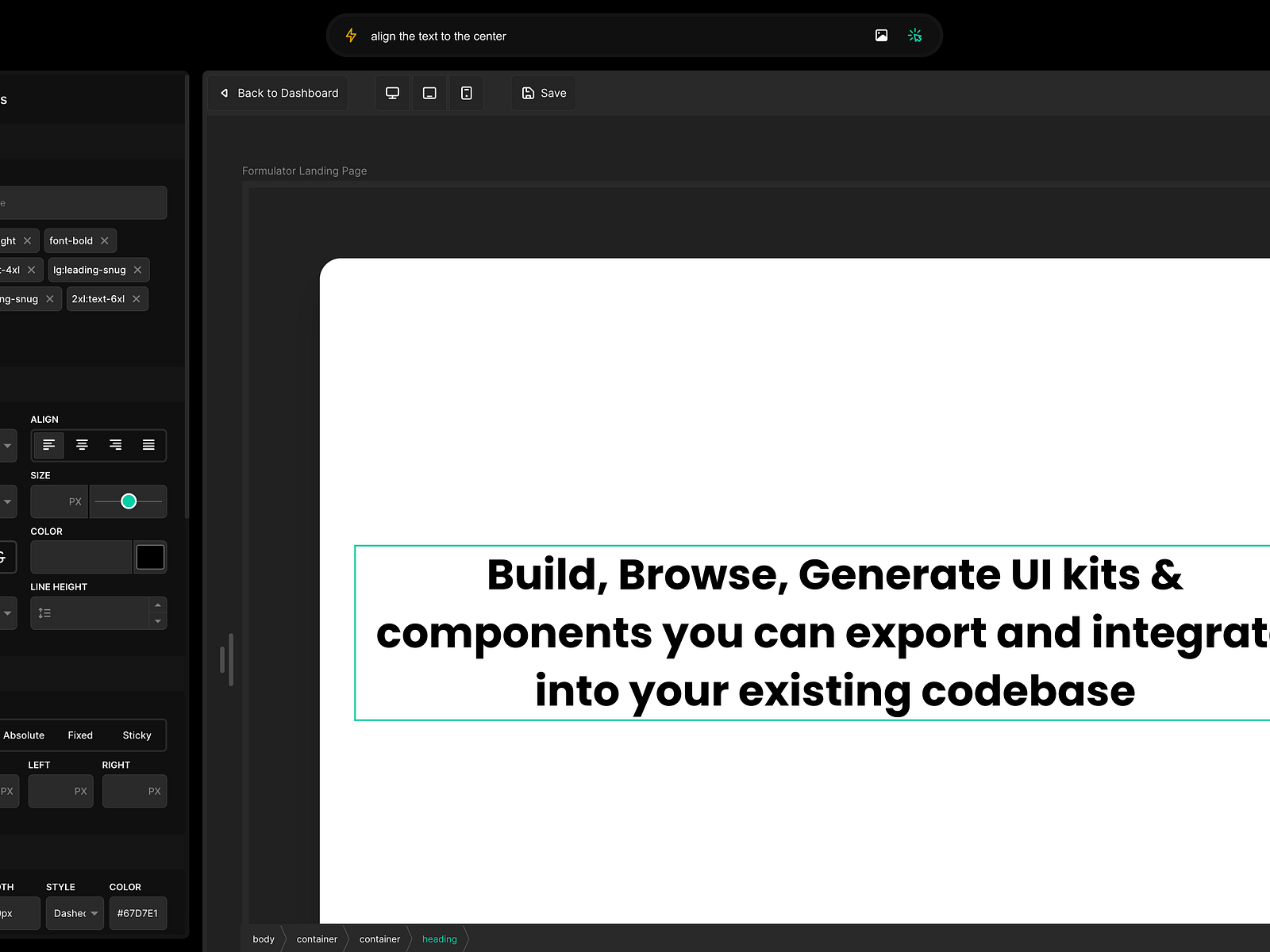 Formulator.app by Jarolin Vargas on Dribbble