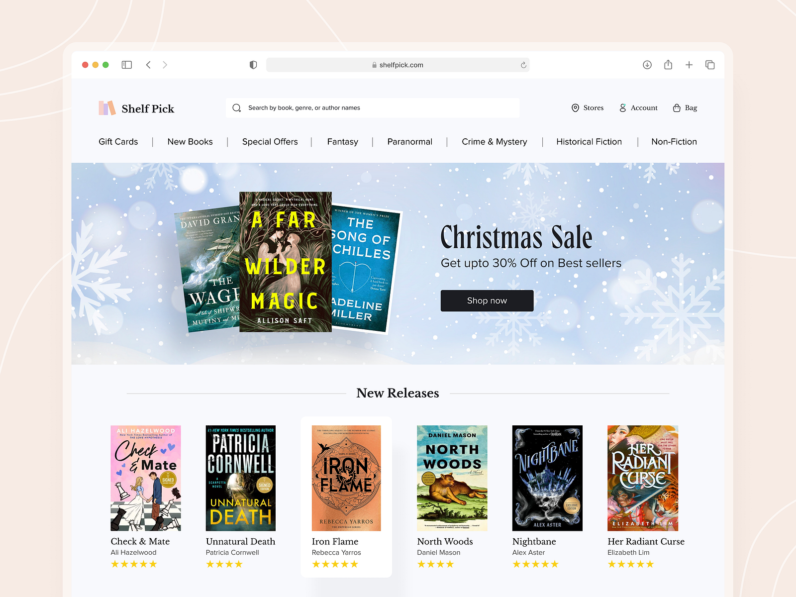 Shelf Pick - A Book Ordering Website Concept💕 by Urvashi Kaushik for ...