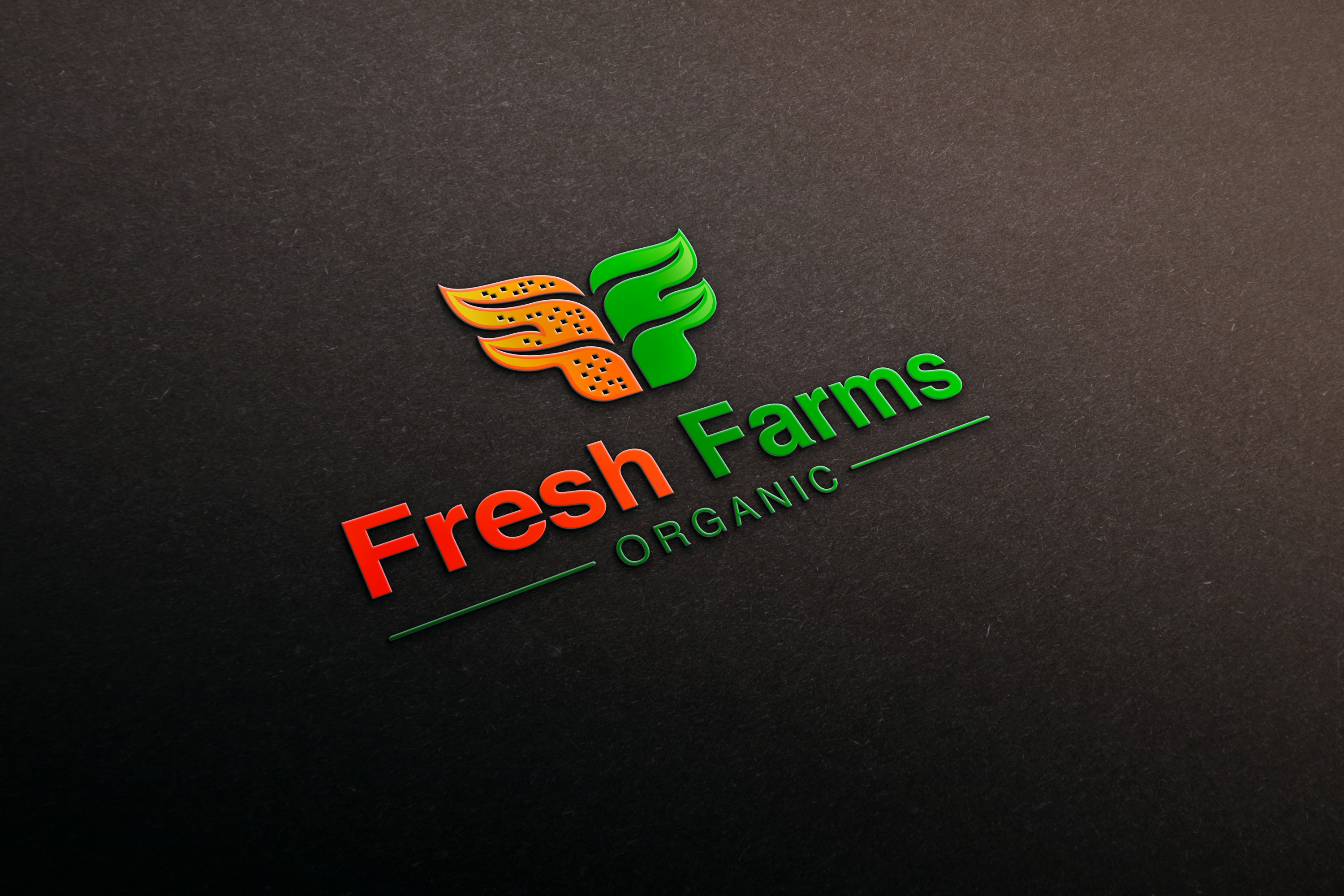Fresh Farms Organic Logo by Monjurul Hoque on Dribbble