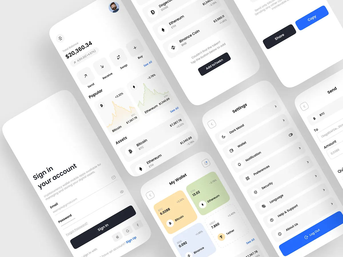 Binance App designs, themes, templates and downloadable graphic ...