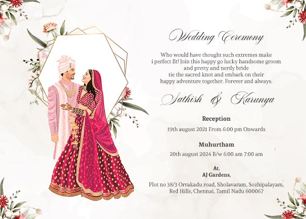 Tamil Marriage Invitations by Crafty Art on Dribbble