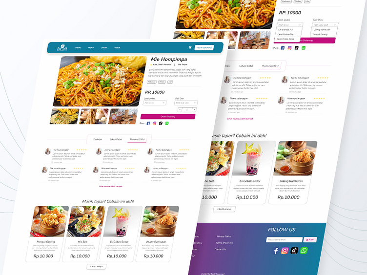 Mie Gacoan - Food and Beverage Product Detail Page by Izhar Prazedya on ...