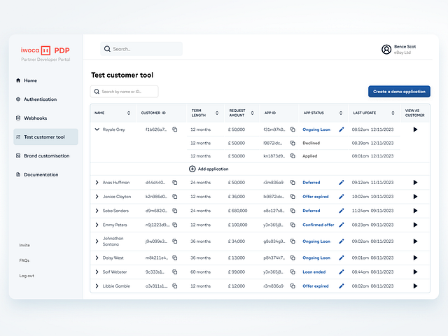 Table UI designs, themes, templates and downloadable graphic elements ...