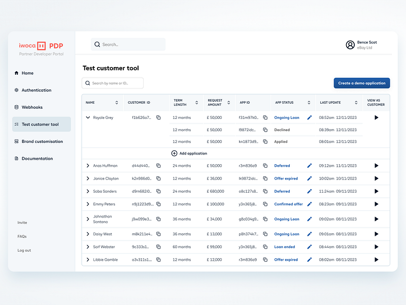 Table UI designs, themes, templates and downloadable graphic elements ...