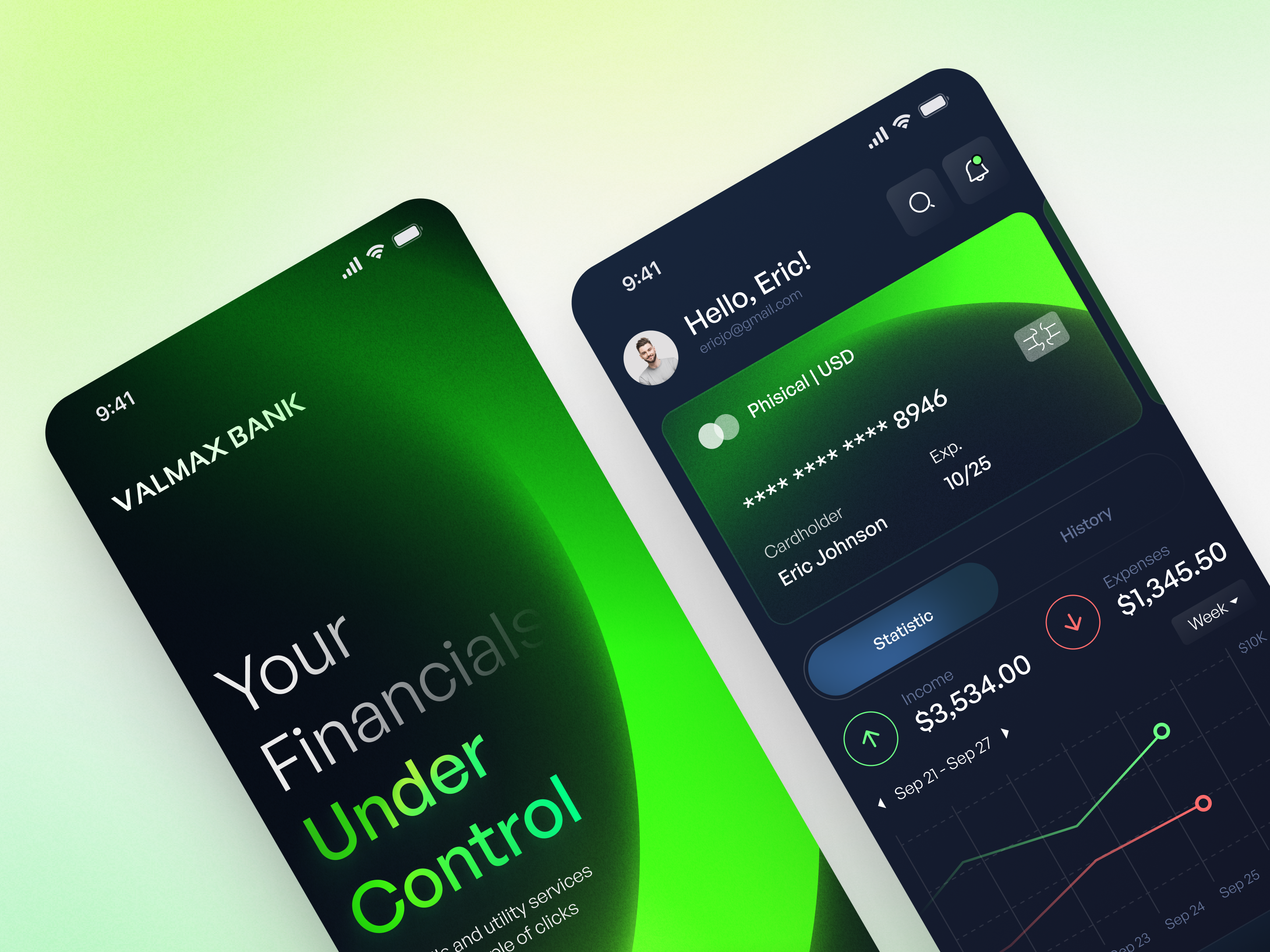 Volmax Bank - Finance Mobile App by Arounda Product for Arounda on Dribbble