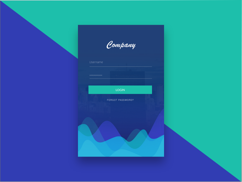 App login UI by Milan Singh on Dribbble