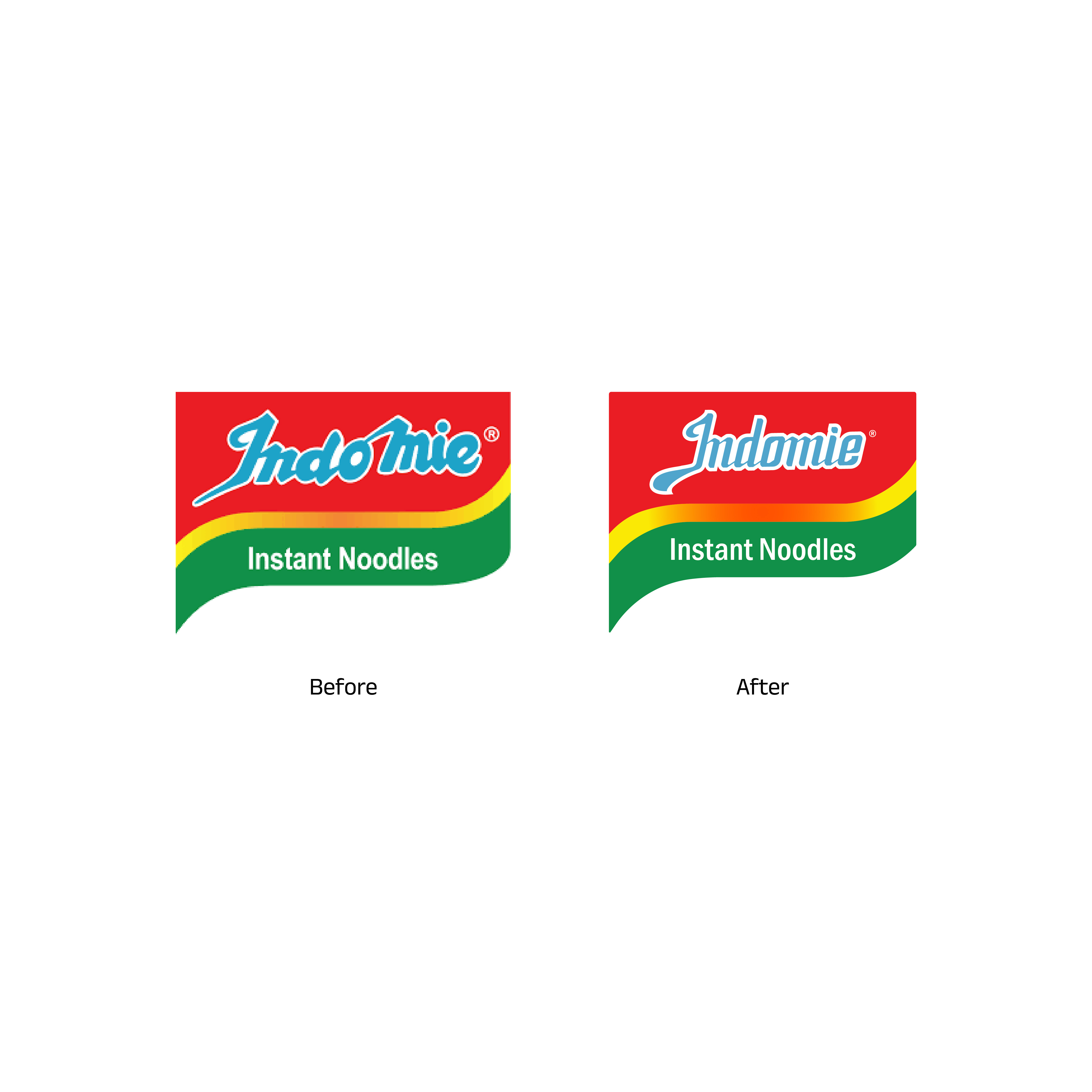 Indomie Logo Redesign 🍜 by Bayu Baskara on Dribbble