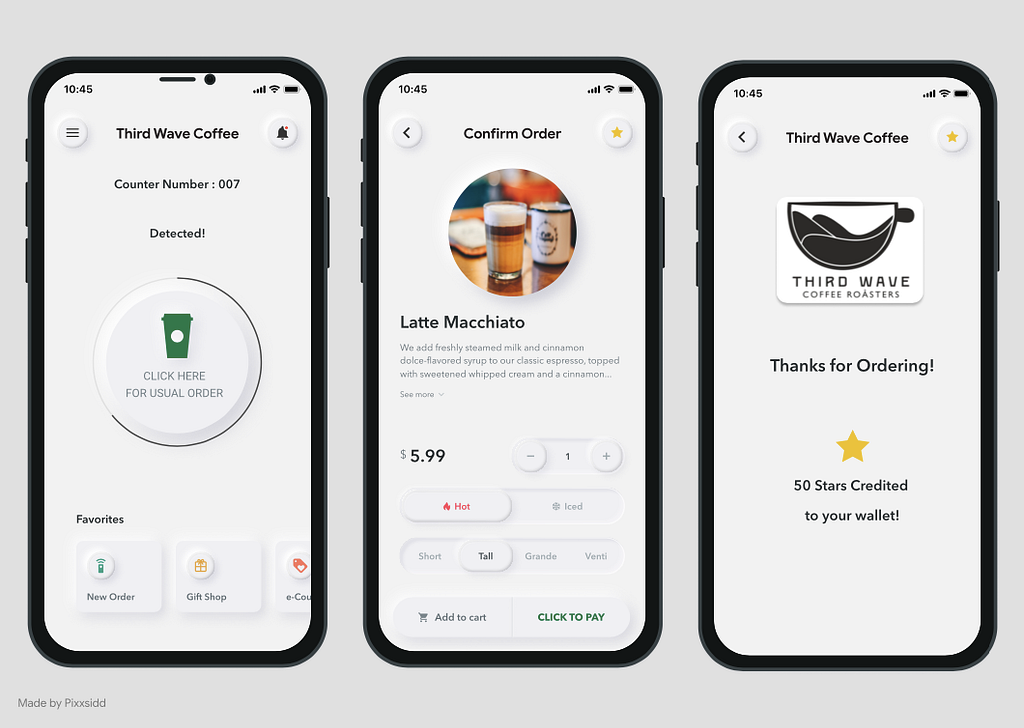 Order Your Coffee APP UI Design by Sajjad Hossain on Dribbble