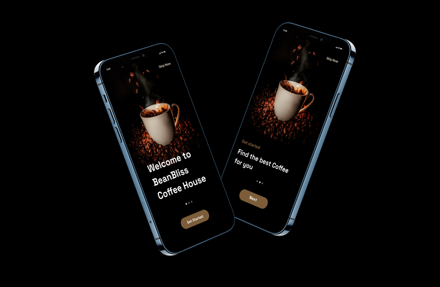 Coffee App Onboarding Screen by Raymond Abaya on Dribbble