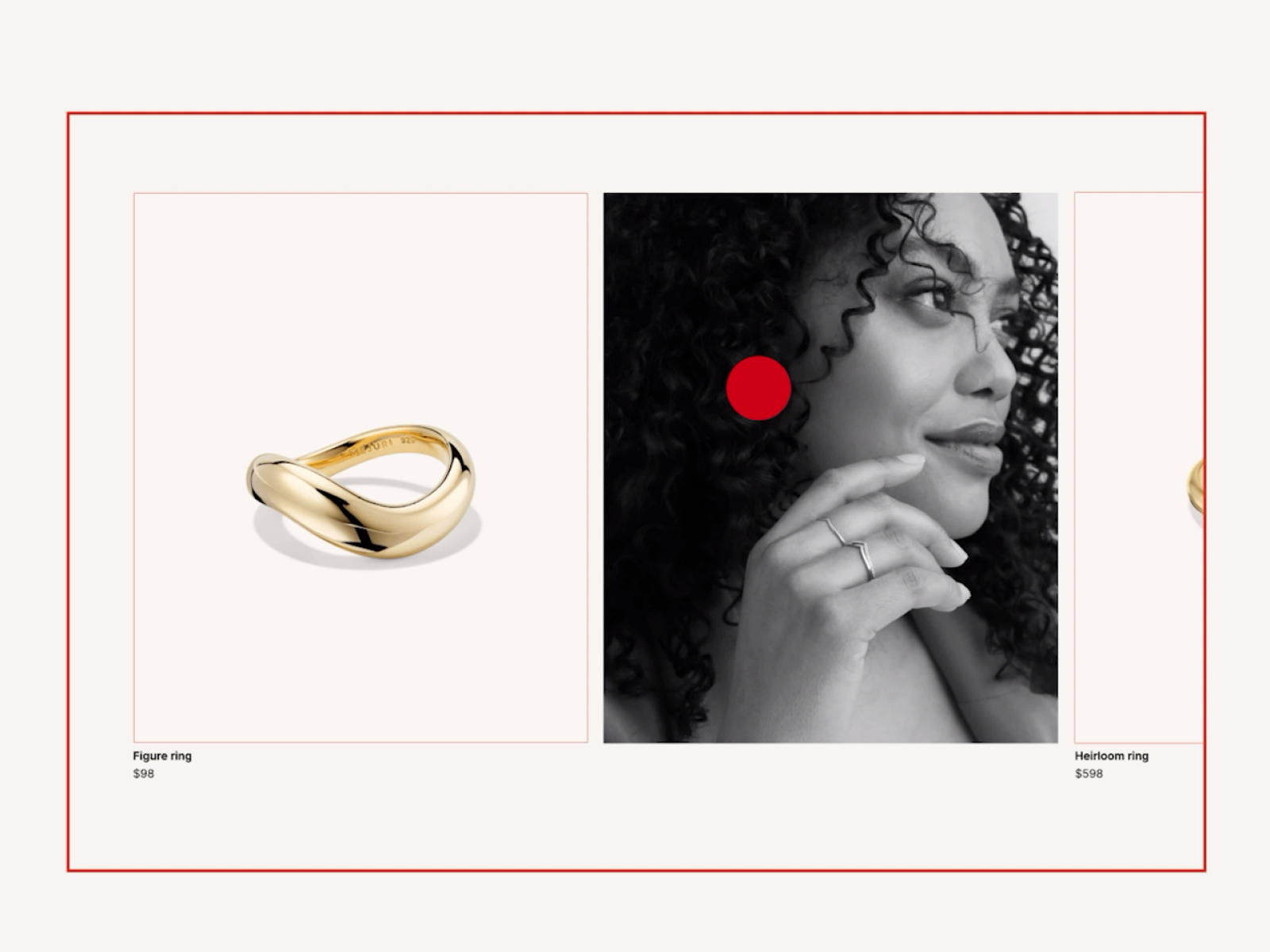 Mejuri | Website animation by Irina Rasseikina on Dribbble