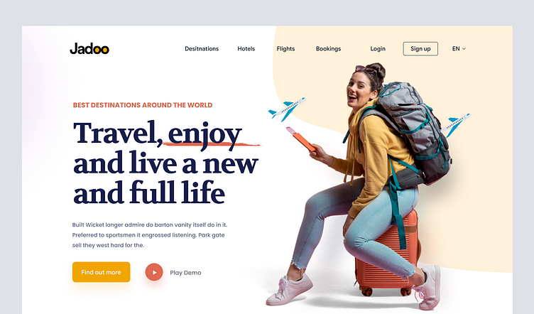 Landing Page by Sudabeh ZolfiKhorram on Dribbble