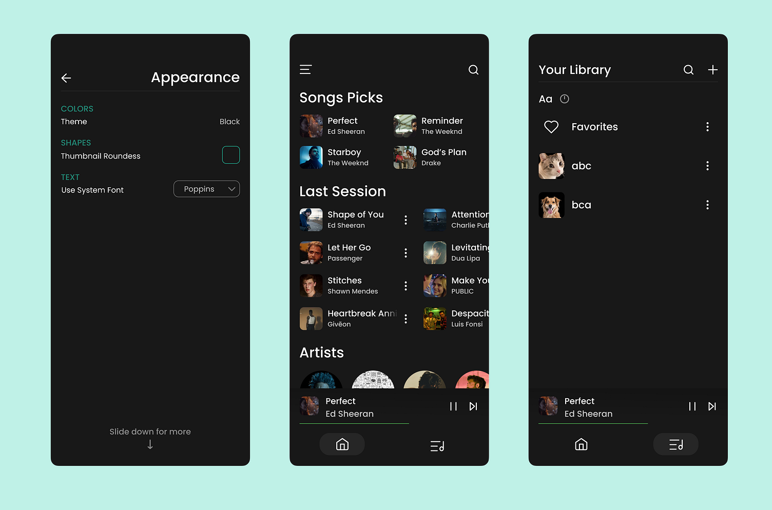 Mobile Music App Design by Suraj Kunwar on Dribbble