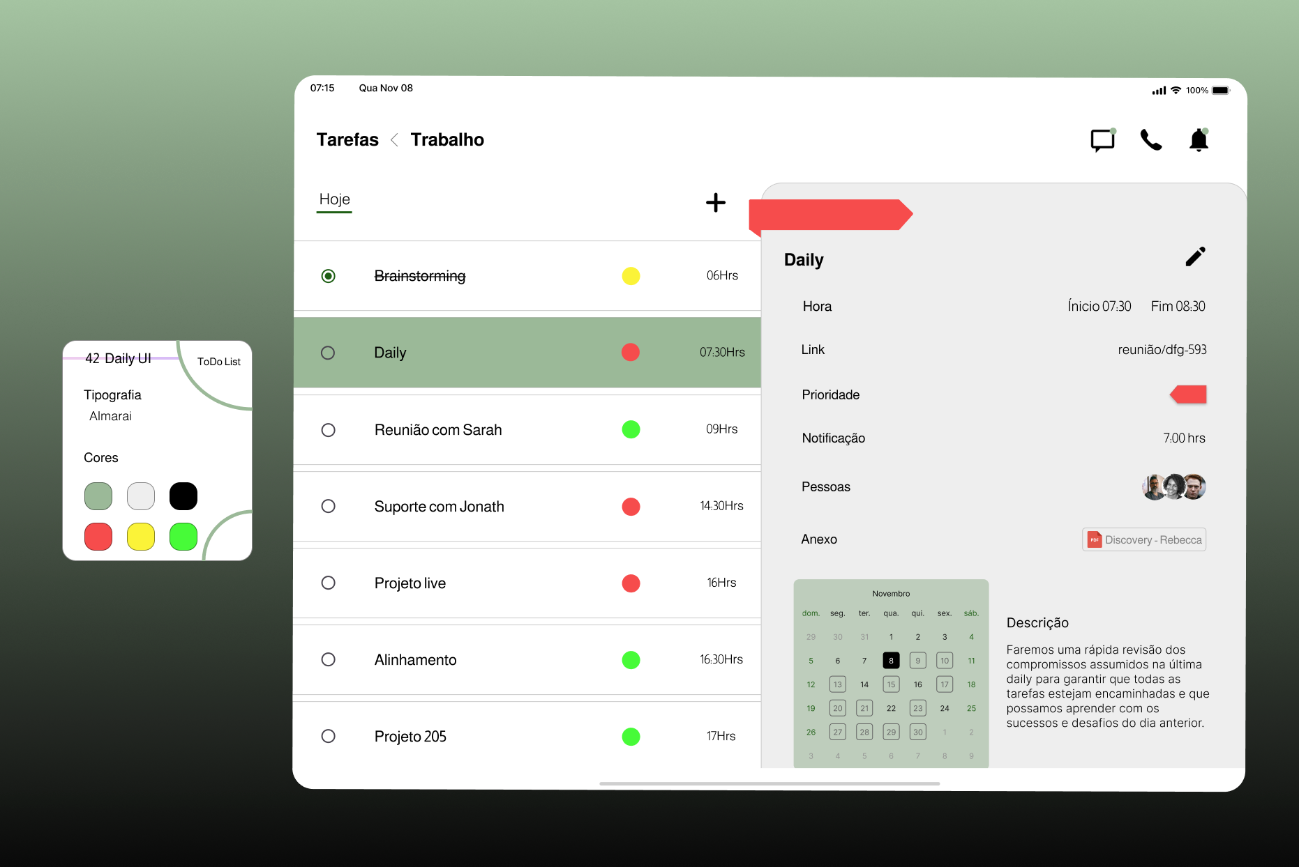 42 Daily UI - ToDo List by Raissa Ellen on Dribbble
