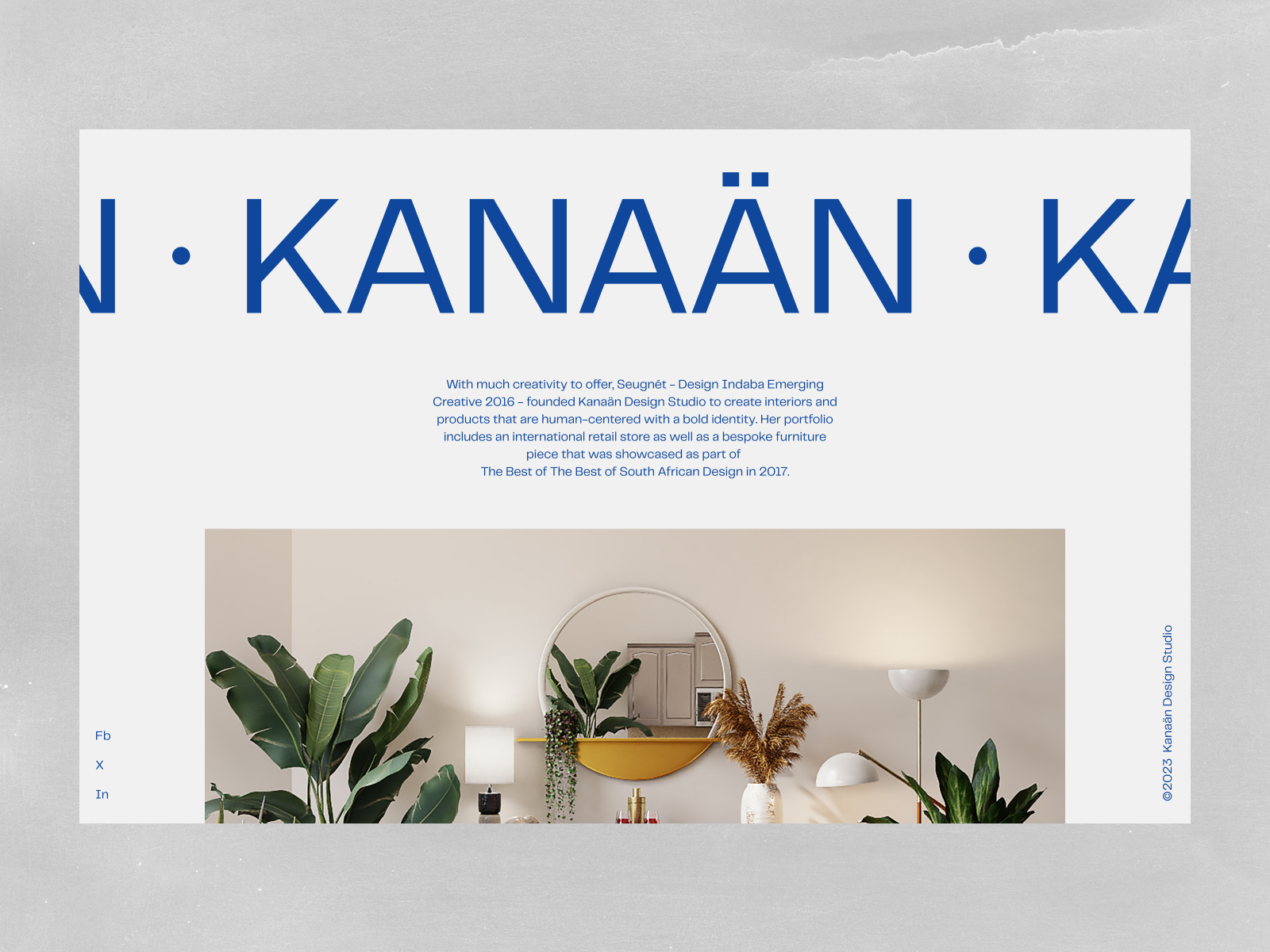 Layout Exploration - Reimagining Of Kanaän Design Studio by Gerber ...