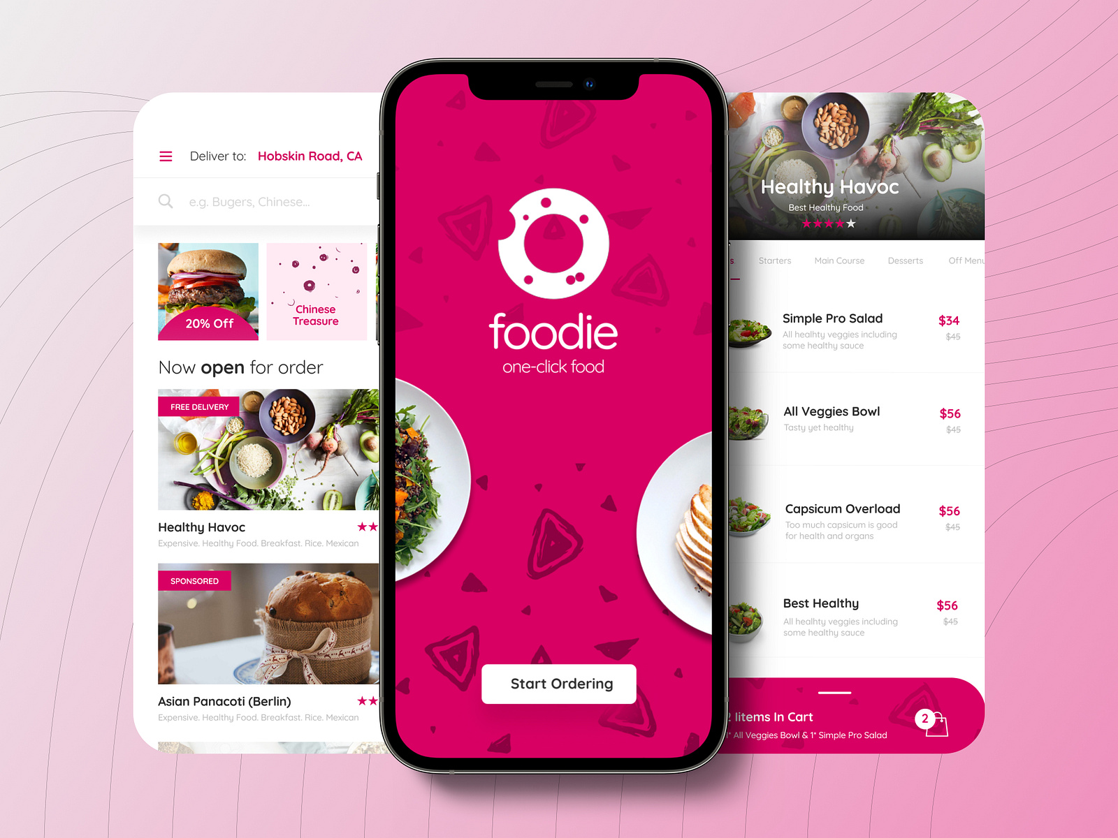 Foodie App Design by uxwaqar on Dribbble