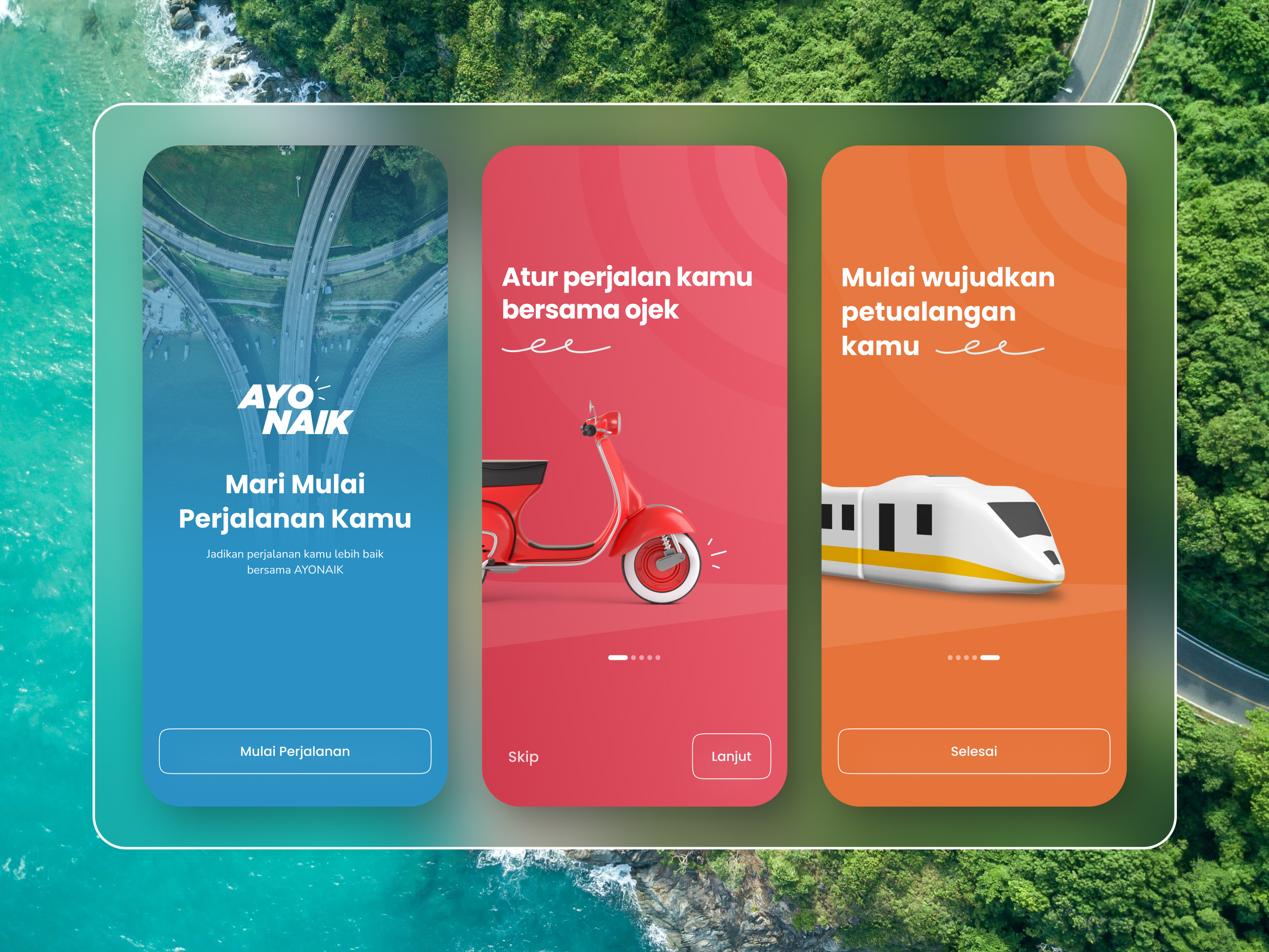 Ayo Naik - Transport App by Agung NH on Dribbble