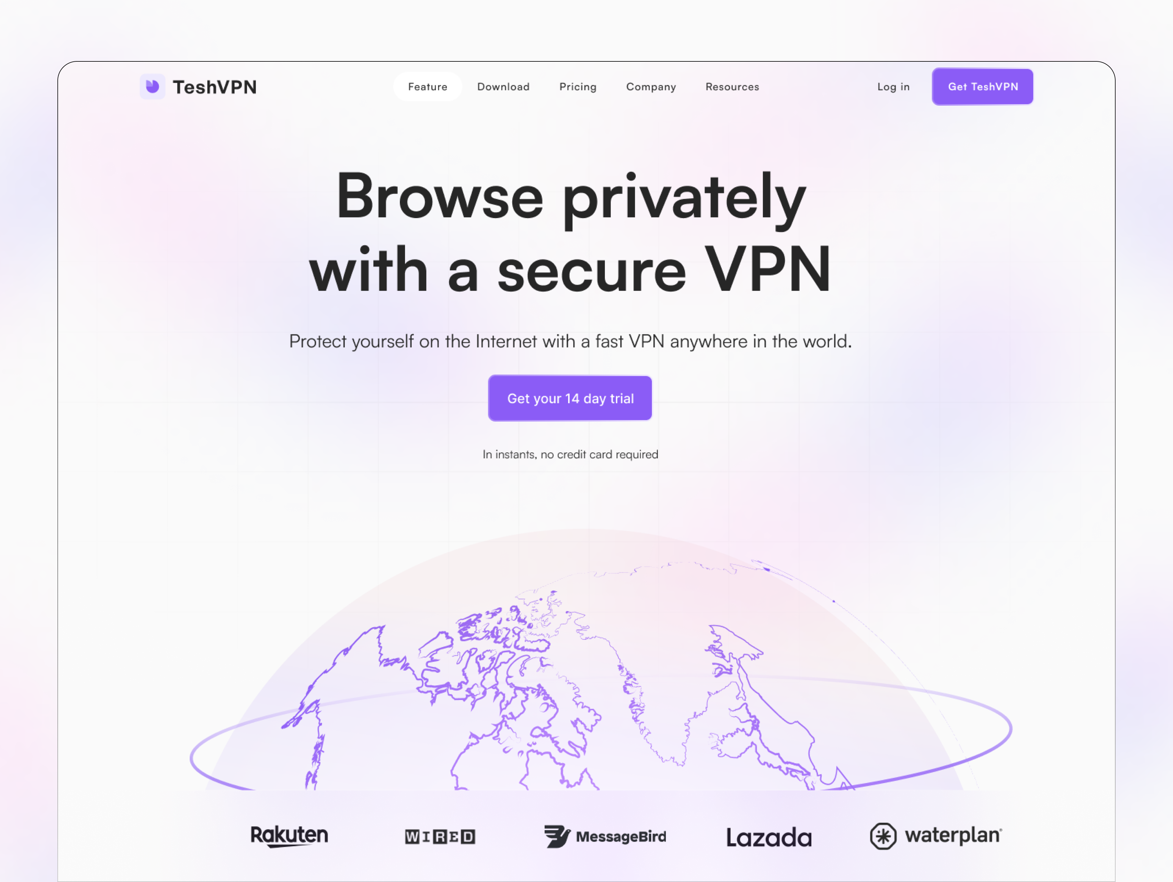 VPN service website | SaaS Hero Section by Máximo Monroy for Flowrise ...