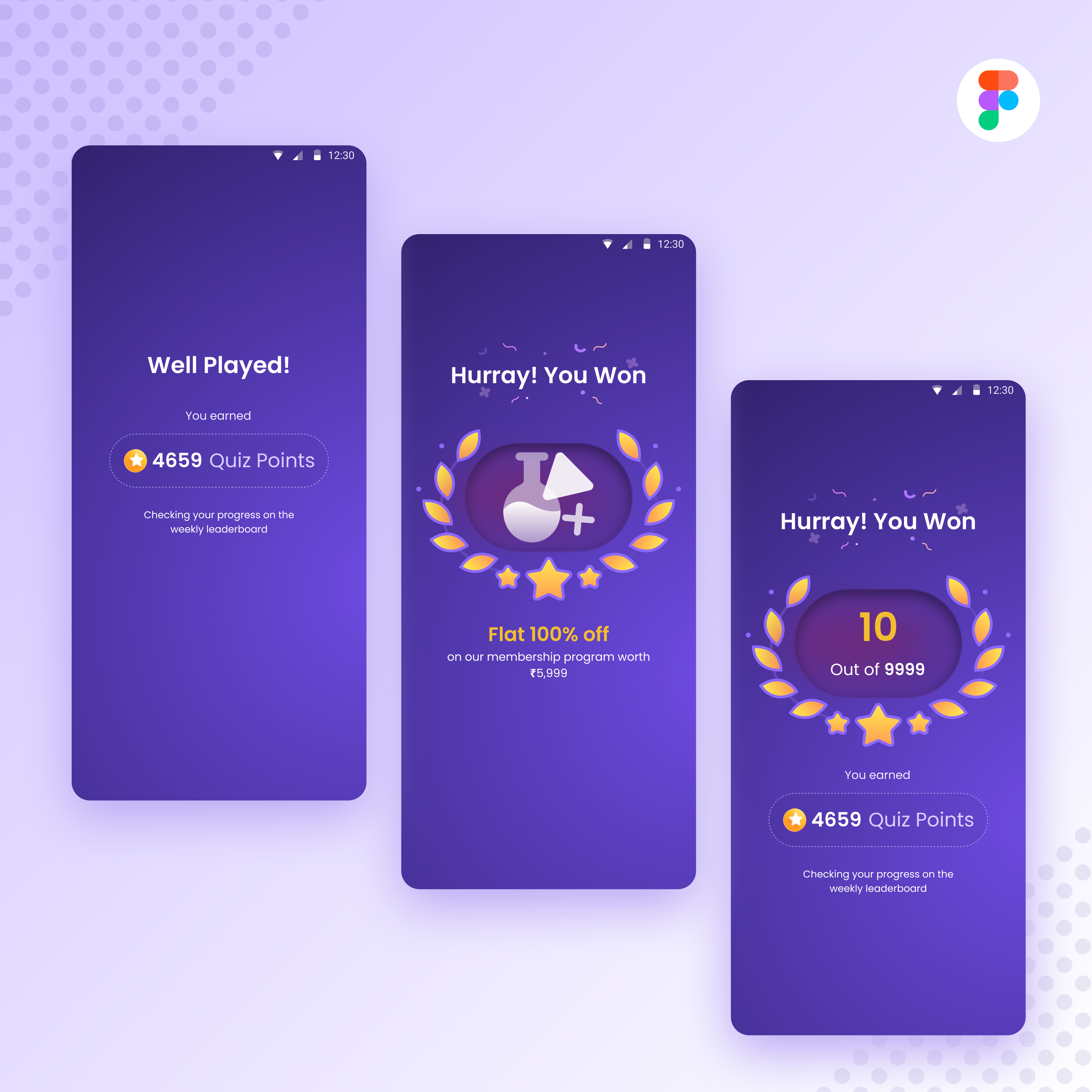 Result Screen designs, themes, templates and downloadable graphic ...