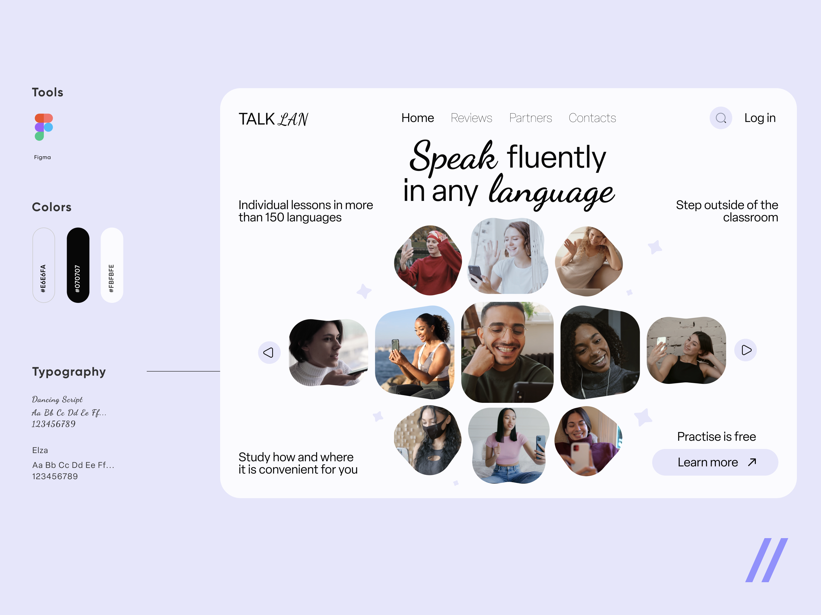 Language Learning App by Kristina Taskaeva for Purrweb UI/UX Agency on ...