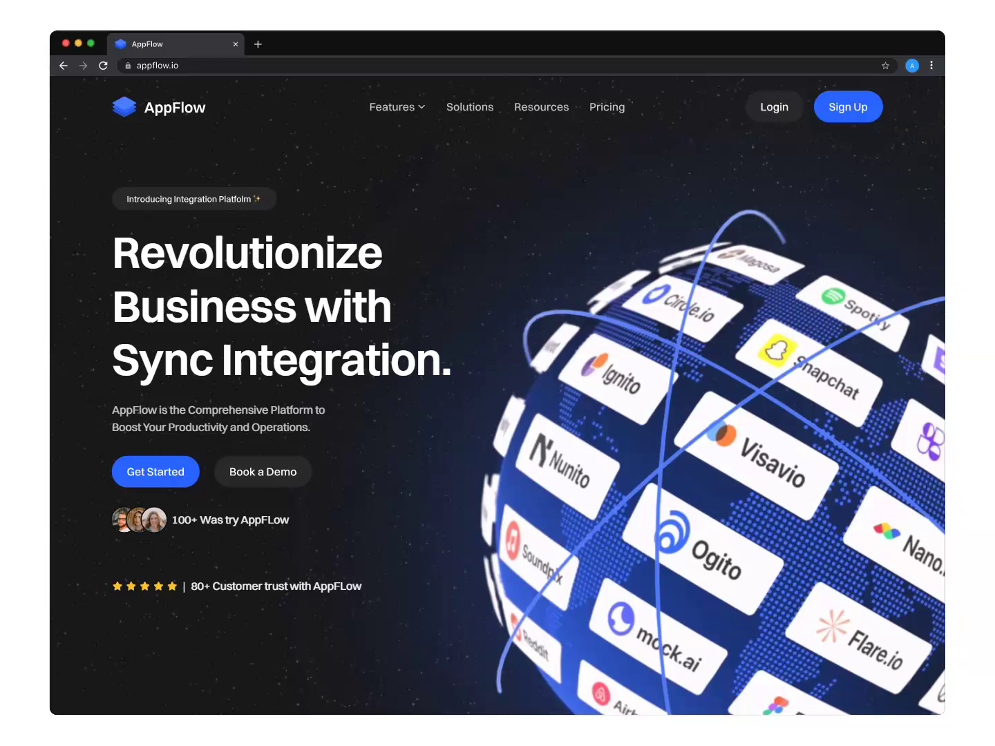 [ANIMATION] - AppFlow Website Integration by Elux UI/UX for Elux Space ...