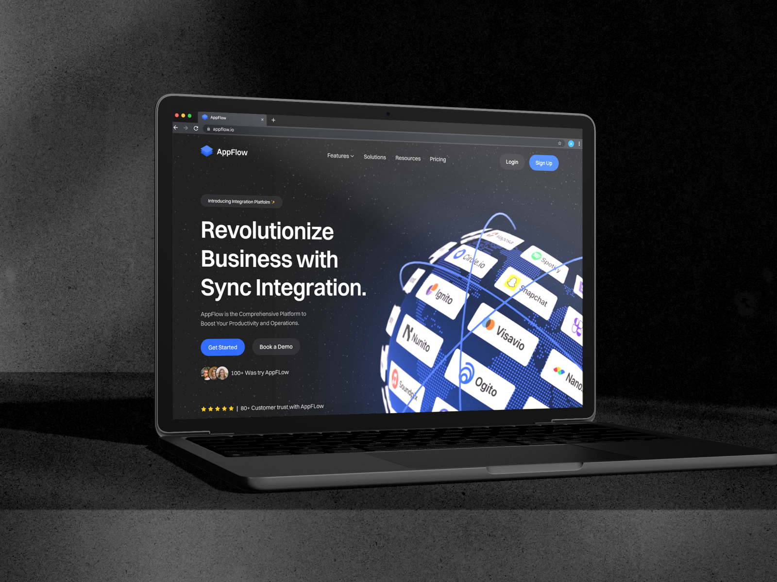 [ANIMATION] - AppFlow Website Integration by Elux UI/UX for Elux Space ...