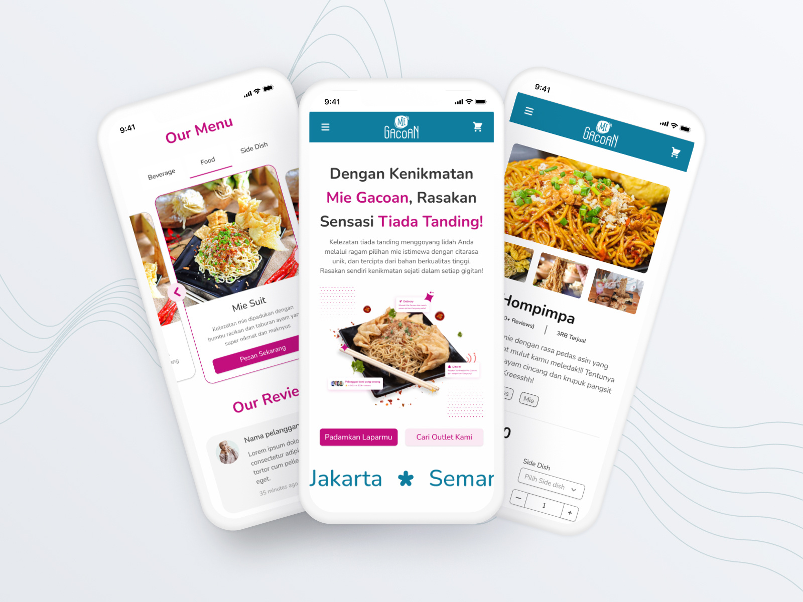 Mie Gacoan - Mobile Web Design by Izhar Prazedya on Dribbble