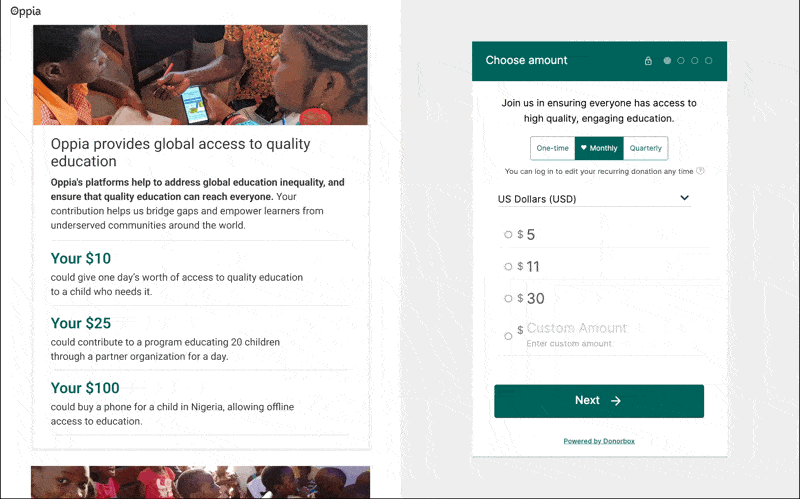 Donation Page designs, themes, templates and downloadable graphic ...