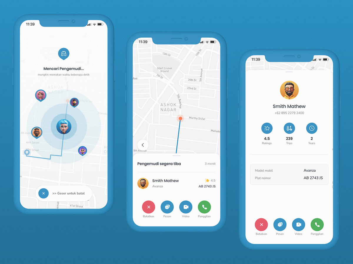 Transport App designs, themes, templates and downloadable graphic ...