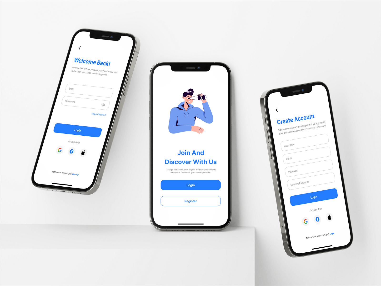 Mobile Register UI by Keandre Zuhdi on Dribbble