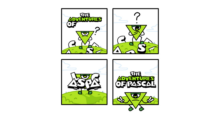 Triangle Comic Strip Illustration (Client) by bedamanusia on Dribbble