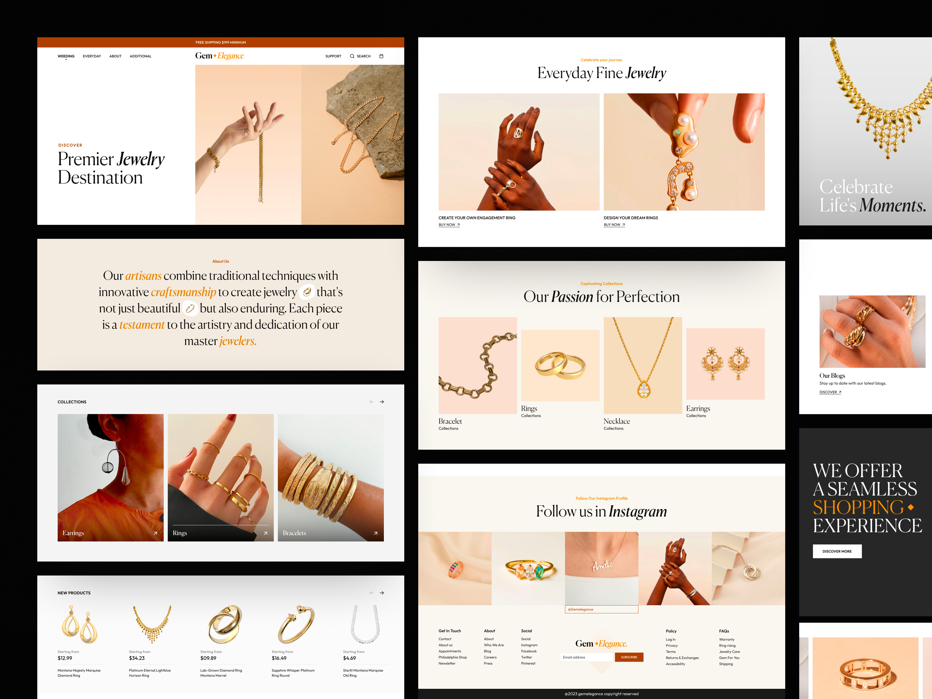 Jewelry website - Product detail page by Sayem🌟 on Dribbble