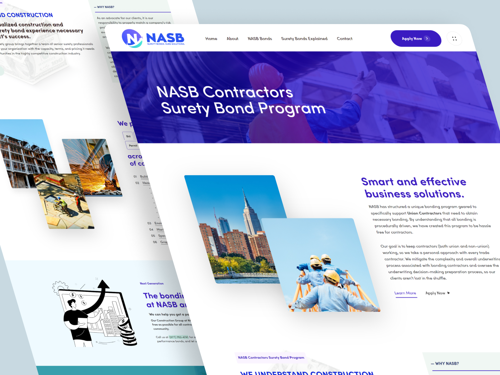 NASB Web Design - Landing Page 2 by Sia Gaur on Dribbble