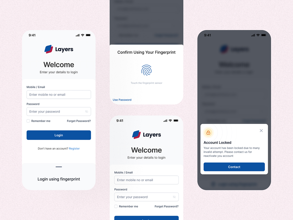 Biometric Authentication designs, themes, templates and downloadable ...