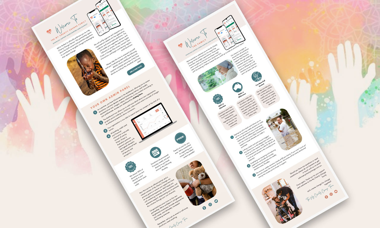 Charity Newsletter Design on Canva & MailChimp by Lima on Dribbble