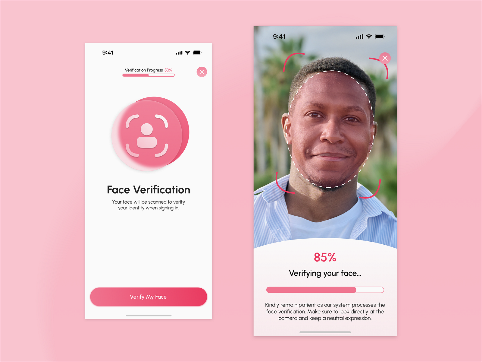 SF. Shop Face Verification by Bilawal Haesri on Dribbble