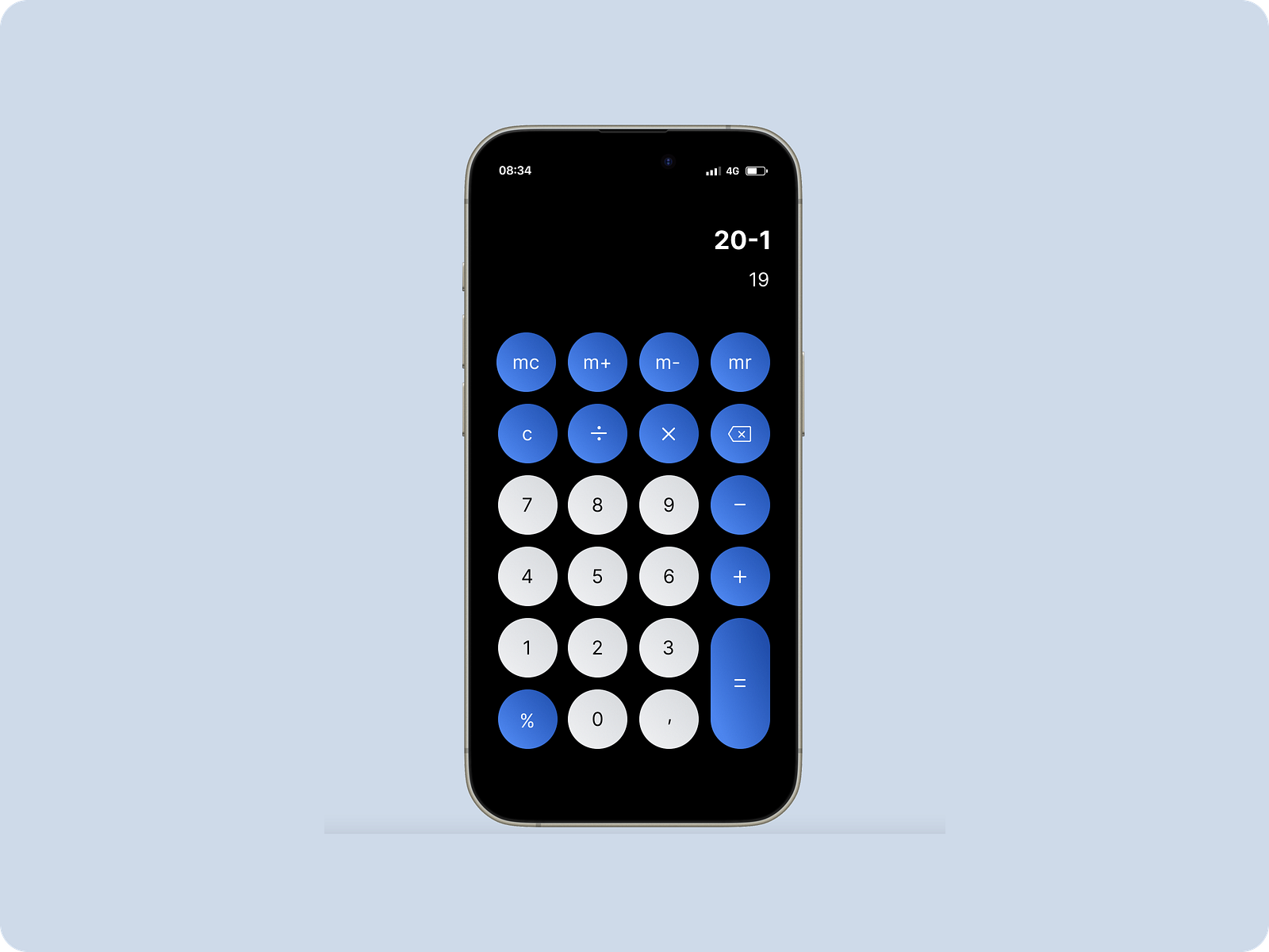 Non-Scientific Calculator View by Afsaneh Afkham on Dribbble Non-Scientific Calculator View by Afsaneh Afkham on Dribbble