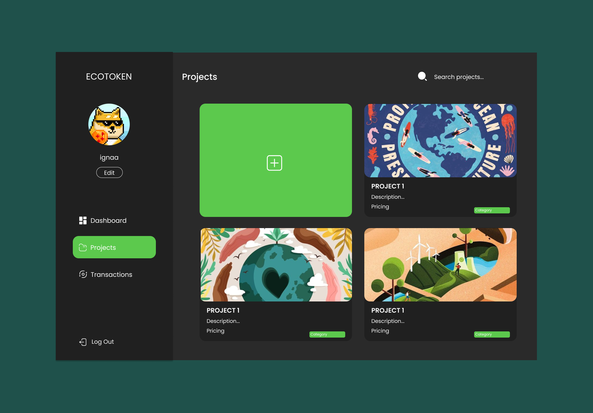 WEB3 Based UI design : ECOTOKEN by Prerna Sharma on Dribbble