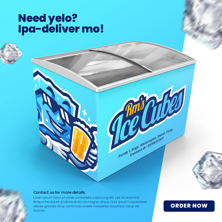 Cool Ice Cube Mascot Logo Design by Darwin Laganzon on Dribbble