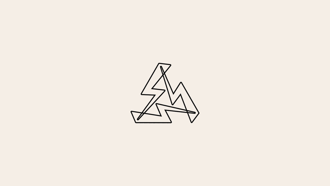 Triangle flash logo by Cosmodrome Art on Dribbble