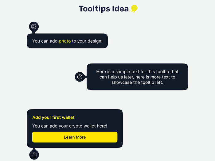 Browse thousands of Tooltip images for design inspiration | Dribbble