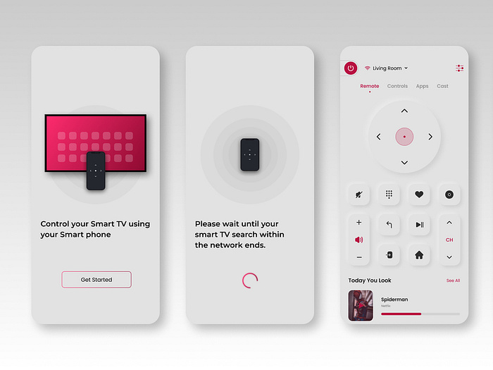 Smart Tv Remote designs, themes, templates and downloadable graphic ...