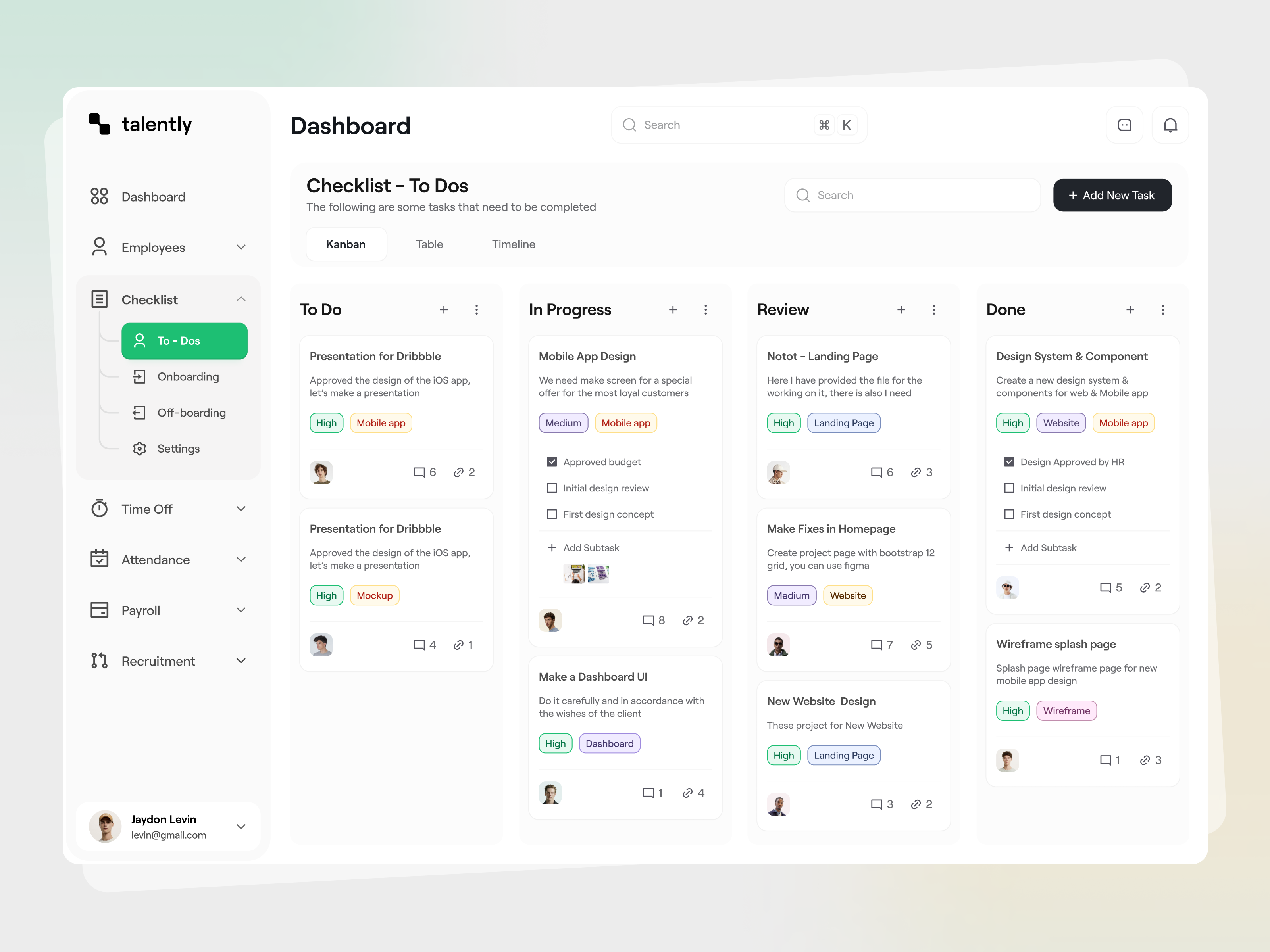 Team Management Dashboard by Orix Creative on Dribbble