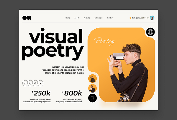 visual design by negin nik on Dribbble