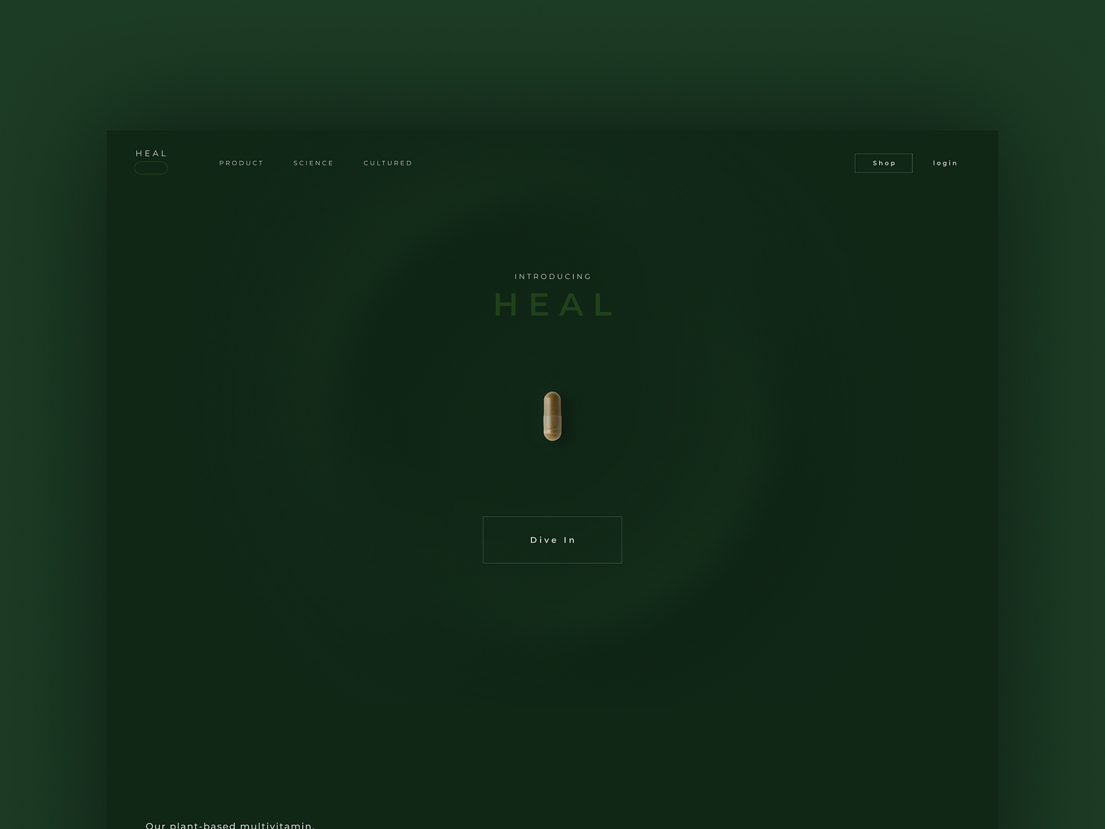 HEAL Multivitamin web design + Animation (Concept)_ Figma by Chahat Soni on Dribbble