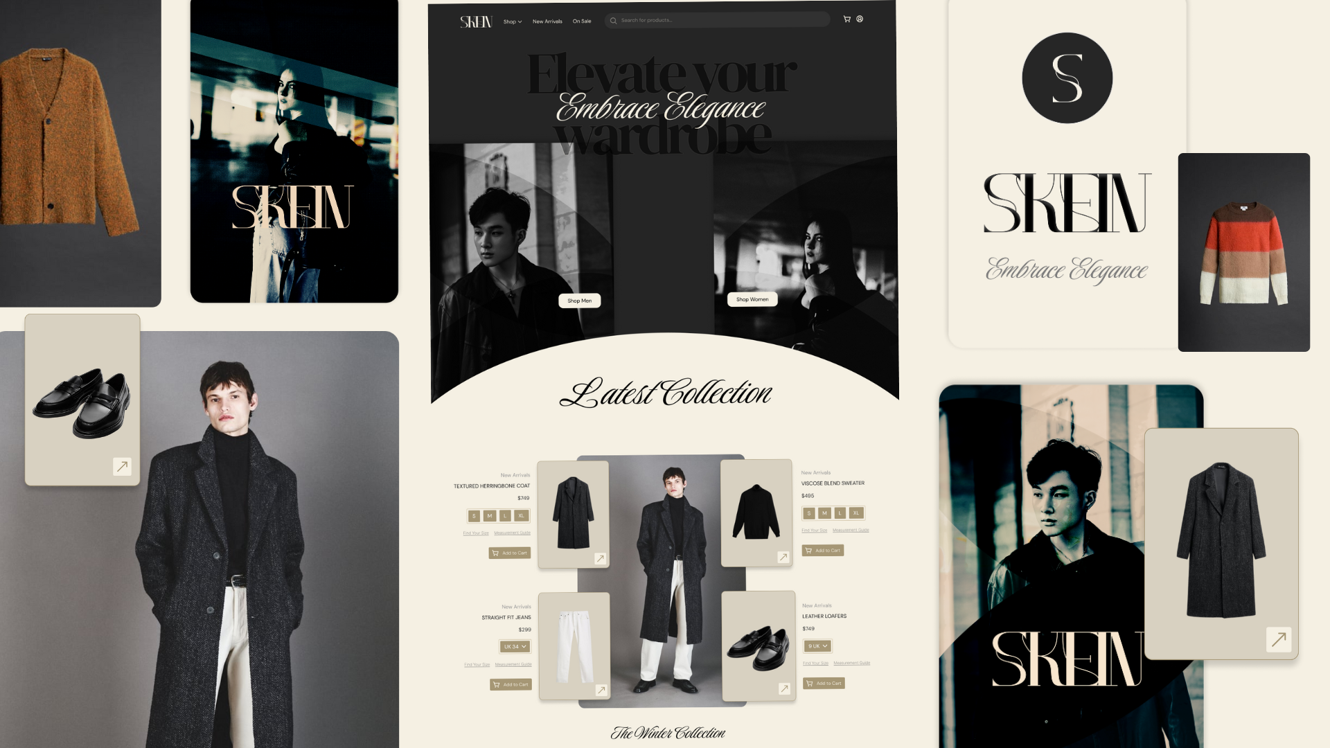 Skein - A Luxury Clothing Brand by Nachiket Sahare on Dribbble
