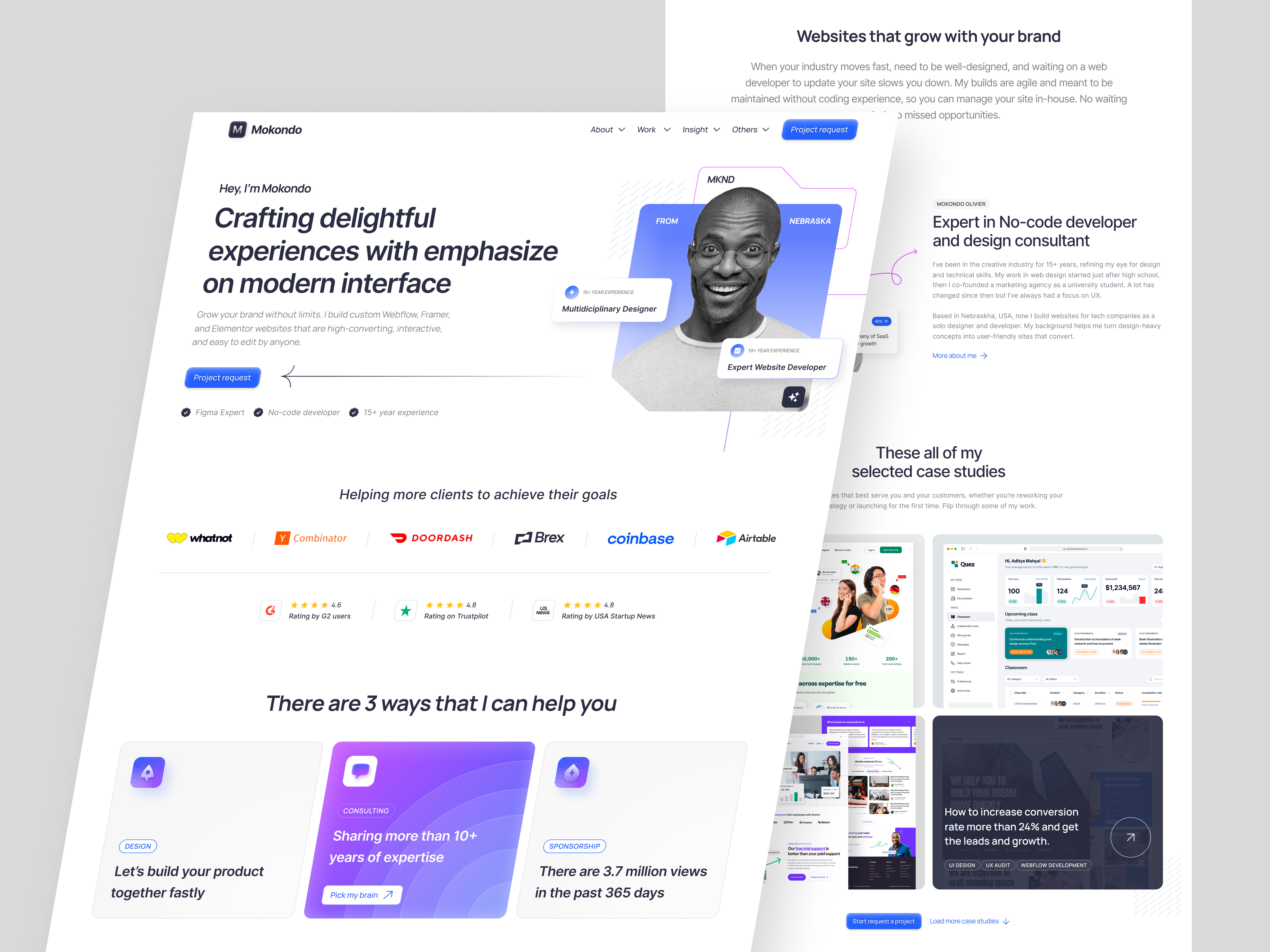 Mokondo - a Stunning Portfolio Website by Ari Fianto for Hypocreate on ...