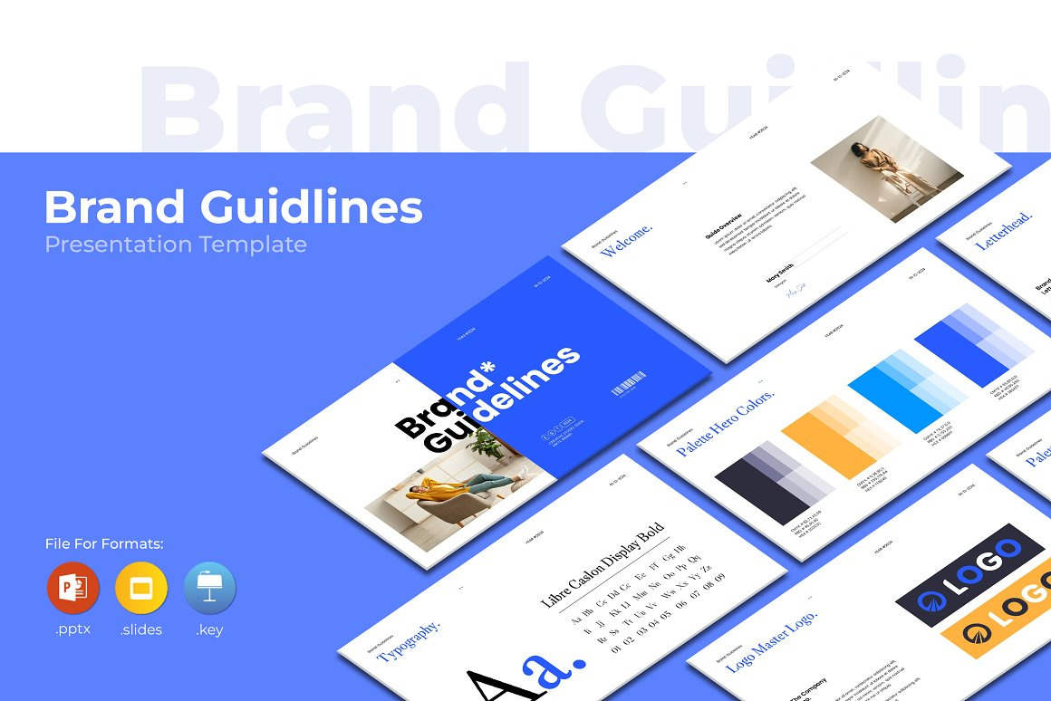 Brand Guideline Template by Creative Slides on Dribbble