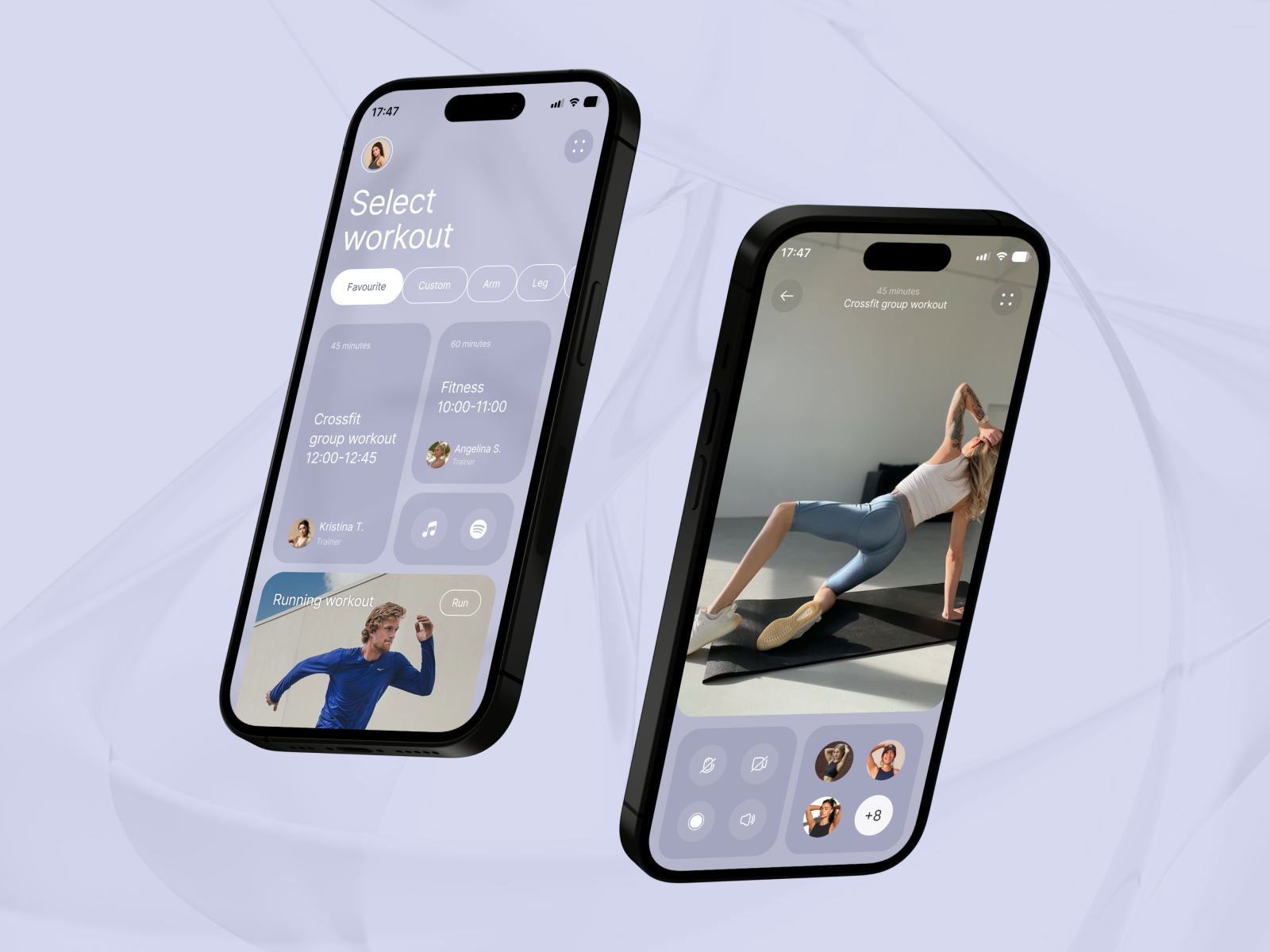 AI Traning app design concept by Vlad Lavv on Dribbble