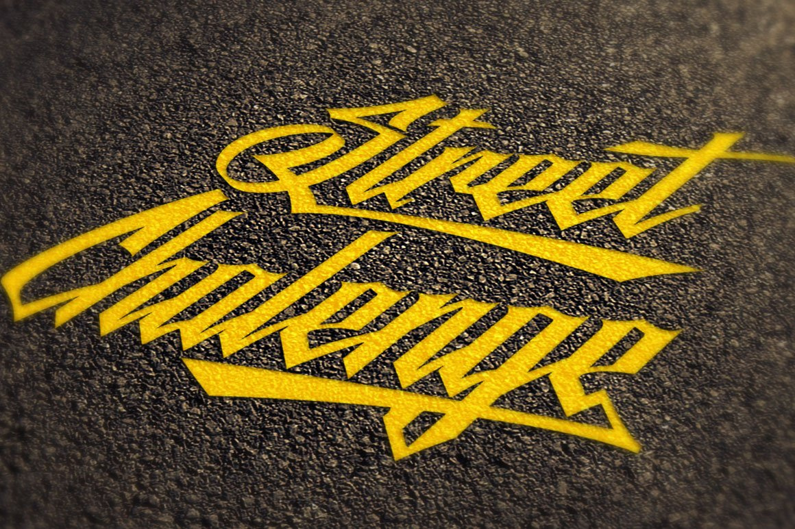 Black Future Typeface by Creative Font Template on Dribbble